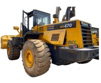 China Front Loader Komatsu WA470 Wheel Loader For Construction Works Used 7TON Rated Load for sale