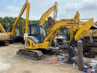 China Used Original Japan 5T Mini Excavator Komatsu PC55 EPA Engine Good Condition Shanghai for sale