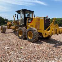 China CAT140H Used Original Paint Japan EPA Engine Grader with CAT Pump and Hydraulic System for sale