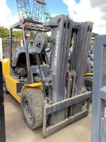 China Almost 5Ton KOMATSU FD50 FD35 FD40 FD45 EPA Engine Hydraulic Forklift with 46KW Power for sale