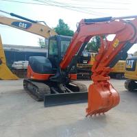 China 6500 KG Hitachi zx75us Used Original Japan Mini Digger Crawler Excavator with EPA Engine for sale