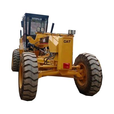 China 99% Japan Cat 140K Wheel Manual Motor Grader with Original Condition for sale