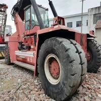 China 70000 KG Weight Kalmar DRF450 Used Reach Stacker in Shanghai 45 Ton Container Handler for sale