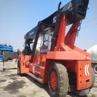 China 90% Kalmar Reach Stacker DRD450 Tower Crane 45 Ton Container Telescopic Handler for sale
