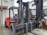 China 10ton Heli 100 Used Forklift with Original Paint and EPA Engine in Yellow for sale