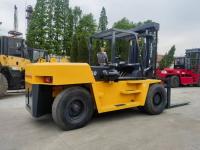 China Affordable USED 96KW Forklift TCM FD15ton EPA Engine Hydraulic Forklift KOMATSU FD15on for sale