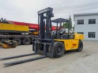 China Affordable USED 96KW Forklift TCM FD15ton EPA Engine Hydraulic Forklift KOMATSU FD15on for sale