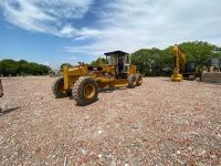 China Japan Original Used Caterpillar 14H Motor Grader with Road Tyre and Front Loader in Japan for sale