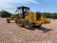 China Japan Original Used Caterpillar 14H Motor Grader with Road Tyre and Front Loader in Japan for sale