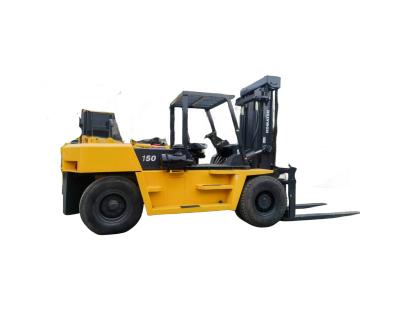 China Japan Original Komatsu FD 150 Forklift 15ton in Good Condition with 1200mm Fork Length for sale