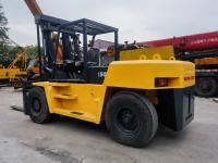 China Japan Original Komatsu FD 150 Forklift 15ton in Good Condition with 1200mm Fork Length for sale