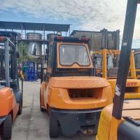 China Secondhand 5ton Diesel Engine Forklift TOYOTA 50 for Warehouse Container Lifting for sale