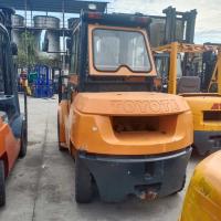 China Secondhand 5ton Diesel Engine Forklift TOYOTA 50 for Warehouse Container Lifting for sale