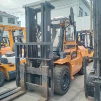 China Secondhand 5ton Diesel Engine Forklift TOYOTA 50 for Warehouse Container Lifting for sale
