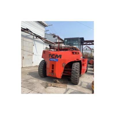 China TCM 25ton Mini Forklift Diesel Engine on for Warehouse Container Pallet Lifting Truck for sale
