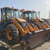 China JCB 4CX Backhoe Loader 15000 KG Hydraulic Machine with Liyuan Hydraulic Cylinder for sale