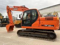 China Doosan DX140LC Excavator with Original Engine and Liyuan Hydraulic Cylinder from Japan for sale