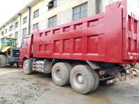 China Used Dump Truck HOWO 375 with Original Paint and EPA Engine from Japan at Restaurant for sale