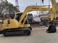 China Farms Used Komatsu Digger Japan Original Paint Komatsu pc60 with 0.1m3 Bucket Capacity for sale