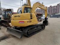 China Farms Used Komatsu Digger Japan Original Paint Komatsu pc60 with 0.1m3 Bucket Capacity for sale