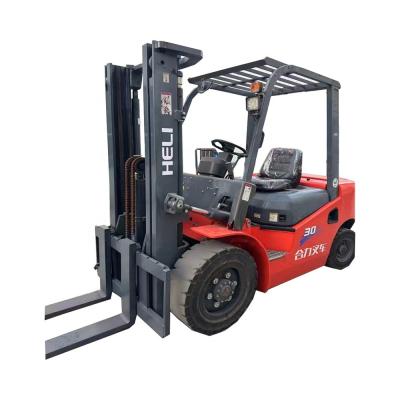 China 0-2000 Working Hours Used Heli CPCD30 3Ton Diesel Forklift Truck for Easy Operation for sale