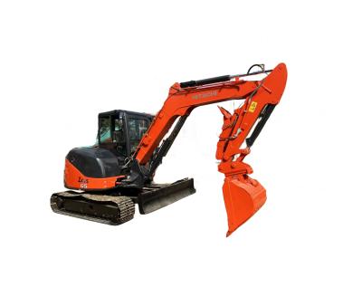 China 6.5tons mini digger Hitachi ZX65U Hydraulic Backhoe used ZX65U Deft design Japan for sale