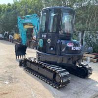 China 2021 Kobelco SK55R 5ton Excavator with Original Engine and Good Condition in Shanghai for sale