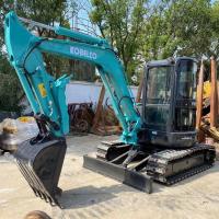 China 2021 Kobelco SK55R 5ton Excavator with Original Engine and Good Condition in Shanghai for sale