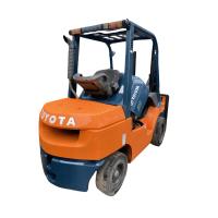 China Japan TOYOTA FD30 Diesel Forklift 3 Ton Pallet Lifting Truck with Low Working Hours for sale