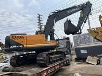 China Used 22 TON Korea Robex220lc-9s EPA Engine Hyundai 220 Excavator with Original Paint for sale