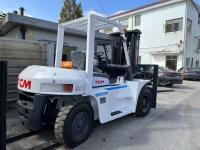 China Japan Used TCM 6 Ton Diesel Forklift for Construction Original Color Weight  6000 Kg for sale