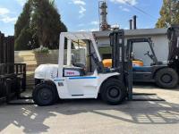 China Japan Used TCM 6 Ton Diesel Forklift for Construction Original Color Weight  6000 Kg for sale