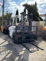 China Japan Used TCM 6 Ton Diesel Forklift for Construction Original Color Weight  6000 Kg for sale