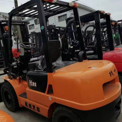 China Dependable Hangcha H30 Hangzhou Diesel Used Forklift with 5570 KG Weight for sale