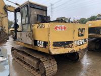 China CAT E120B Secondhand Excavators Digger with Hydraulic Valve CAT and Yellow Black Color for sale