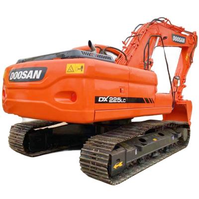 China Doosan DX225LC Excavator 2023 Working Low Hours Second Hand Hydraulic Crawler Digger for sale