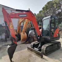 China Used DX60 Mini Excavator with Good Condition and Original Hydraulic Pump in Shanghai for sale