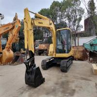 China 6000 KG Komatsu PC60 Second Hand Crawler Digger Excavator with Original Hydraulic Pump for sale