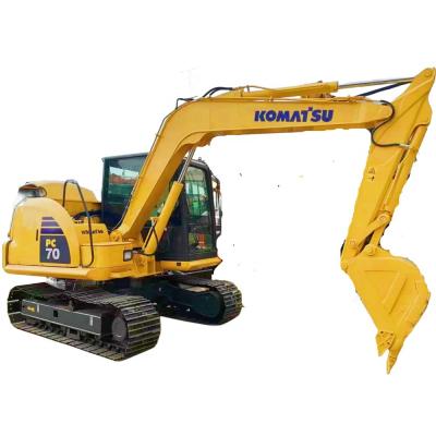 China 7 Ton Second-hand Komatsu pc70 Excavator with 0.39m3 Bucket Capacity in Japan for sale