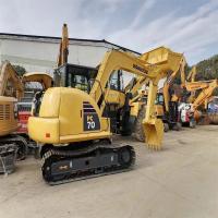 China 7 Ton Second-hand Komatsu pc70 Excavator with 0.39m3 Bucket Capacity in Japan for sale