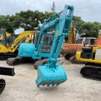 China 30kw Original Paint Kobelco SK60 Hydraulic Crawler Excavator 6Ton Mini Digger with Blade for sale