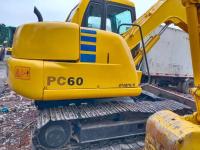 China Japan Original Komatsu PC60 Excavator 6 Ton Crawler Digger with 0.35m3 Bucket for sale