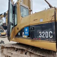 China 2022 Used Caterpillar Excavator Second Hand CAT 320C Digger with Original CAT Engine for sale