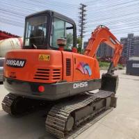 China DOOSAN DH55 Excavator 5.5TON Digger with Year 2022 and DOOSAN Hydraulic Cylinder for sale