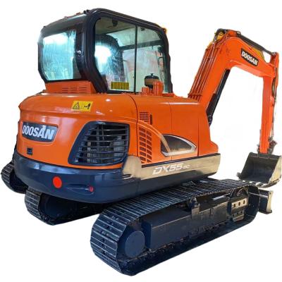 China 40KW DOOSAN DX55 Excavator Low Energy Consumption 5.5Ton Operating Weight Affordable for sale