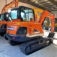 China 40KW DOOSAN DX55 Excavator Low Energy Consumption 5.5Ton Operating Weight Affordable for sale