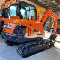 China 40KW DOOSAN DX55 Excavator Low Energy Consumption 5.5Ton Operating Weight Affordable for sale