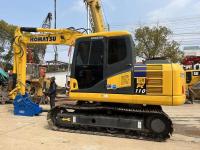 China Kawasaki Hydraulic Pump Used Komatsu Excavator Original Paint Japan EPA Engine PC110-7 for sale