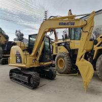 China Japan Made Komatsu Used Excavator 7 Ton Komatsu PC70 Excavator Machine Weight 7000 KG for sale