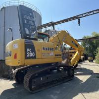 China 20000 KG Machine Weight Well-Maintained Komatsu PC200 Excavator with Original Paint for sale
